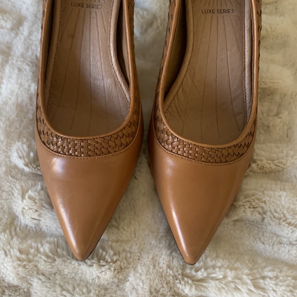 Circa By Joan And David Luxe Series Pumps Woven Leath… - Gem